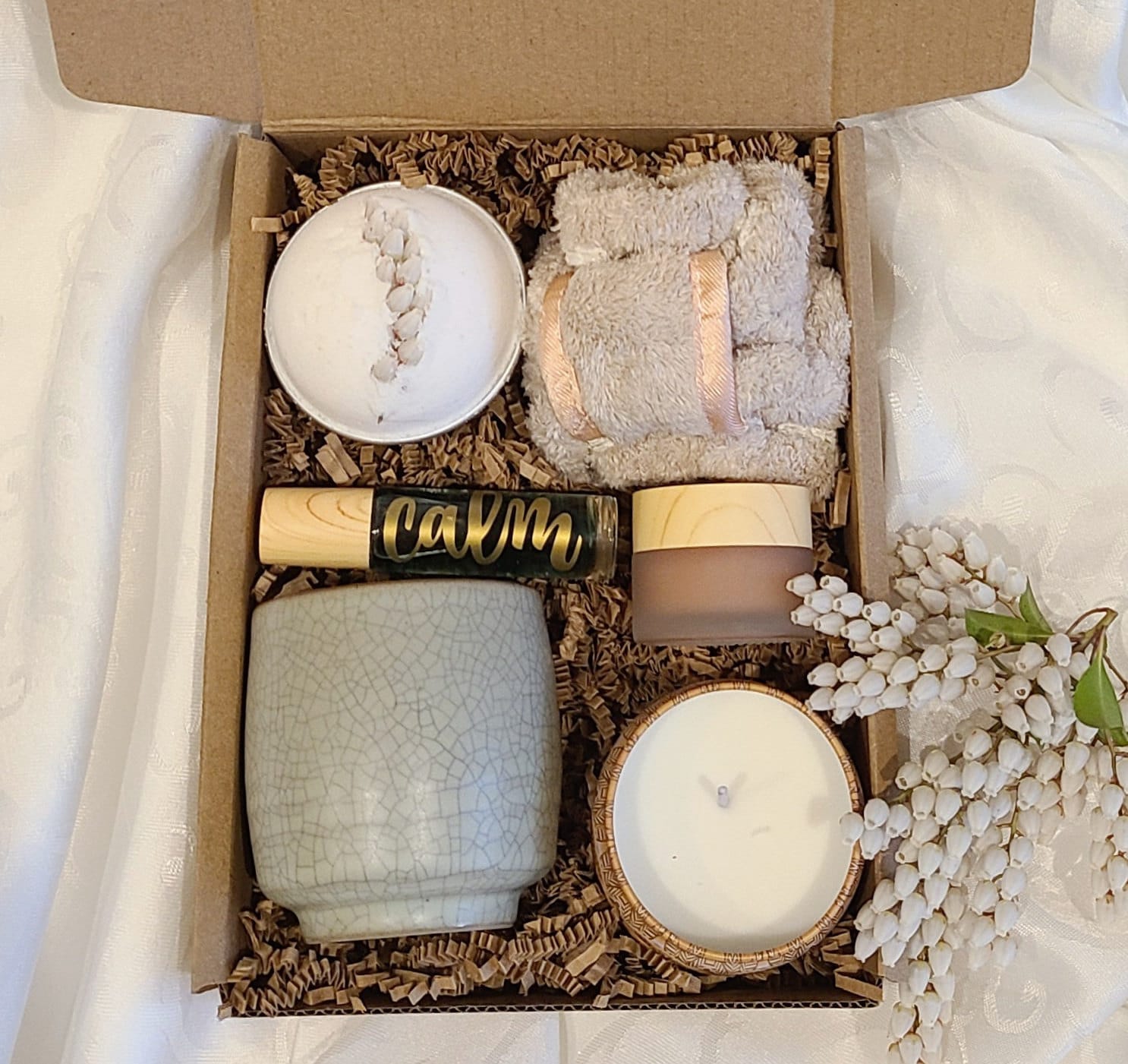 Lavendar Spa Gift Set Collection: Handmade Wellness Spa Kit - Etsy