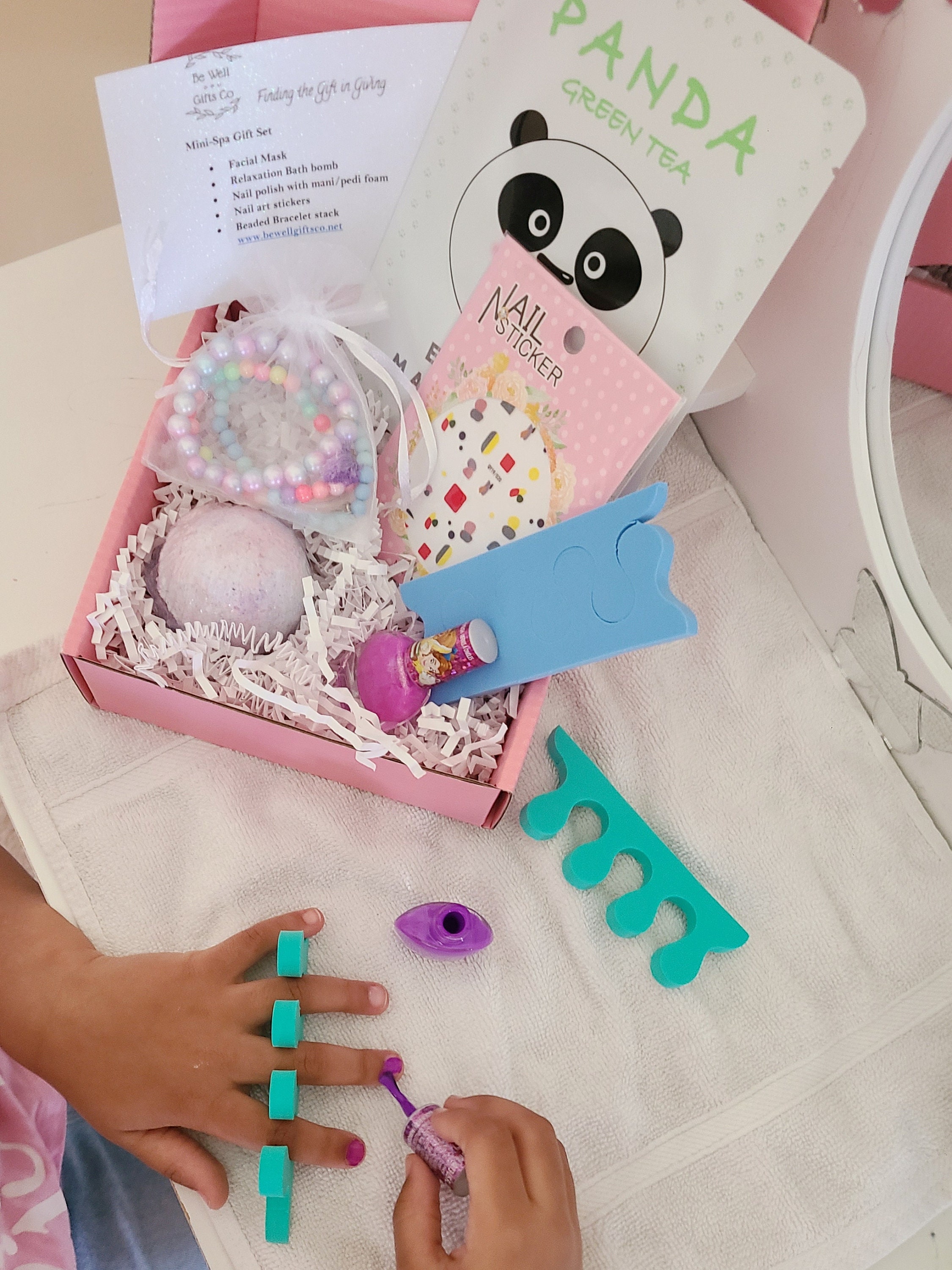 Kids Mini Spa Kit: Unicorn Glam Kit Nail Art Girls Birthday - Etsy