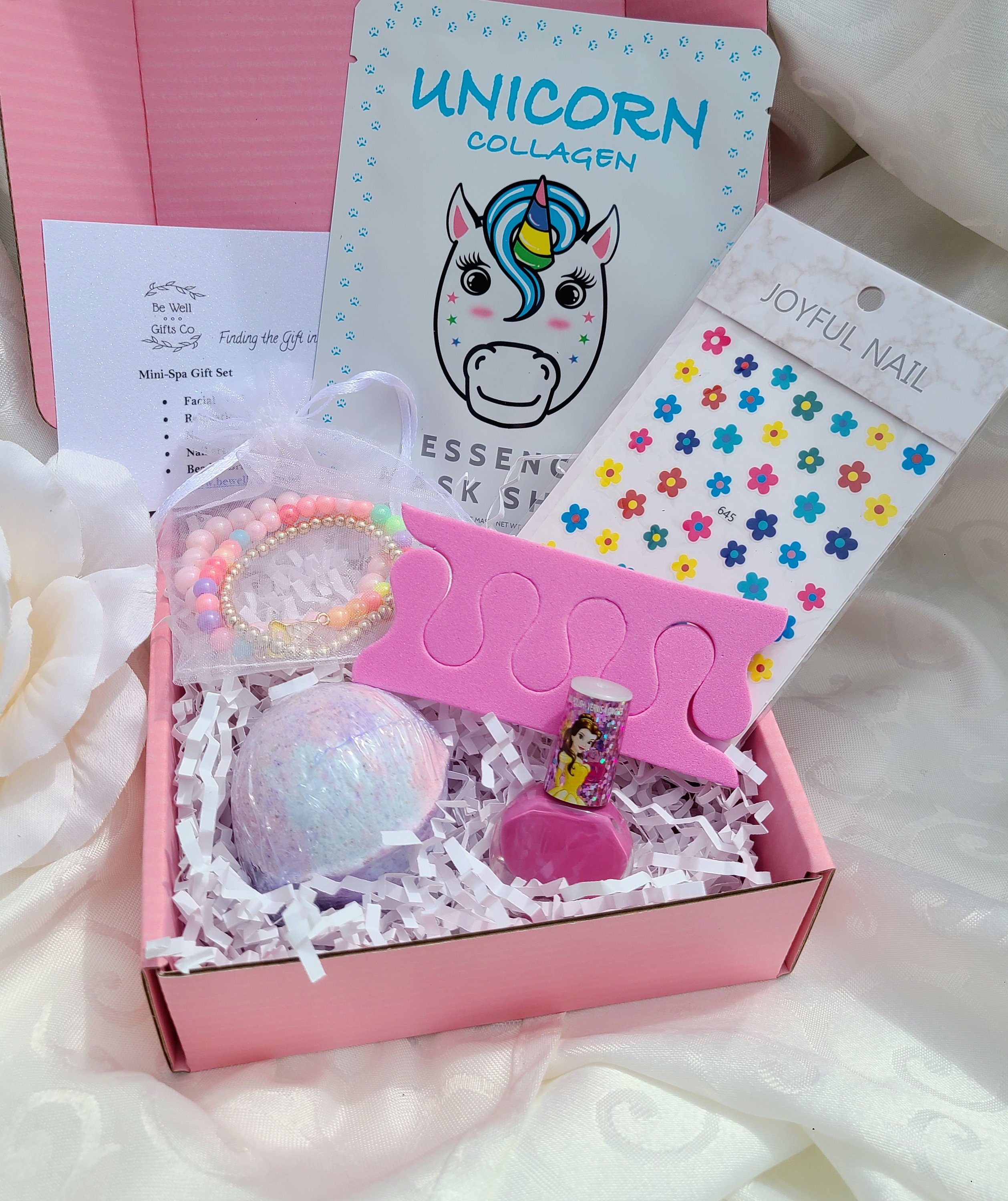 Kids Mini Spa Kit: Unicorn Glam Kit Nail Art Girls Birthday - Etsy