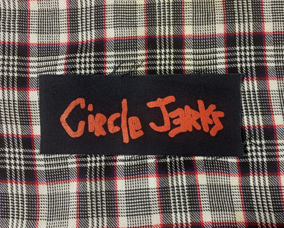 Circle Jerks DIY Patch- Punk Crust Black Flag off Leftover Crack Anti Racist - Etsy
