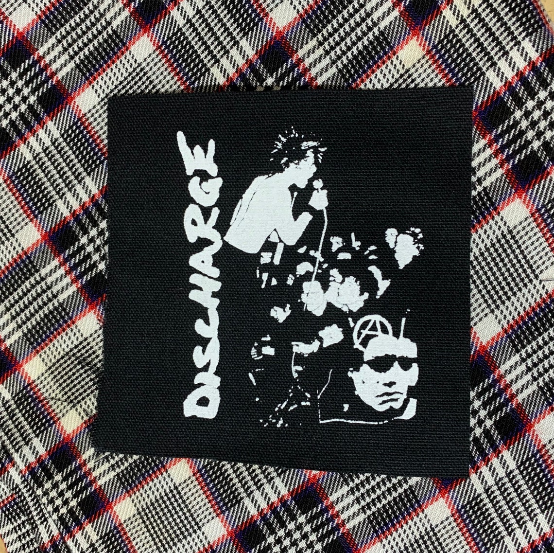 Discharge: Stage DIY Patch- Punk Crust Black Flag off Leftover Crack Oi ...
