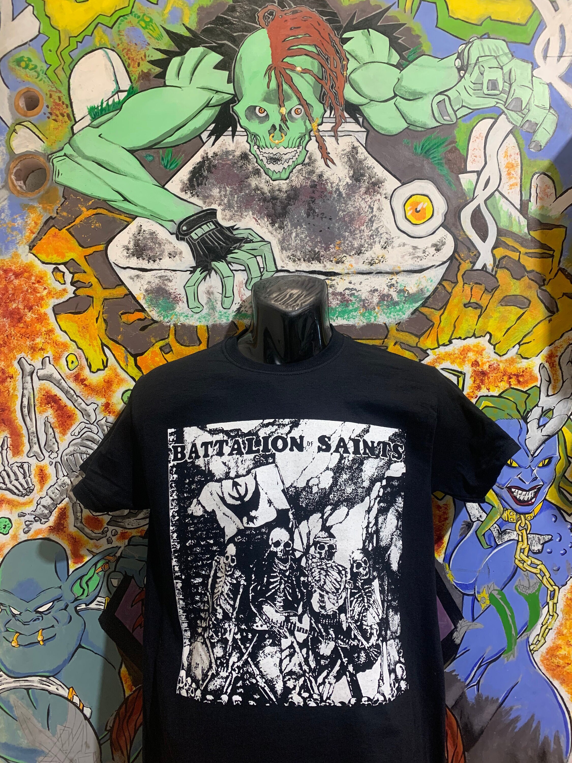 Battalion of Saints battalion Shirt Dead Kennedys DRI Poison Idea ...
