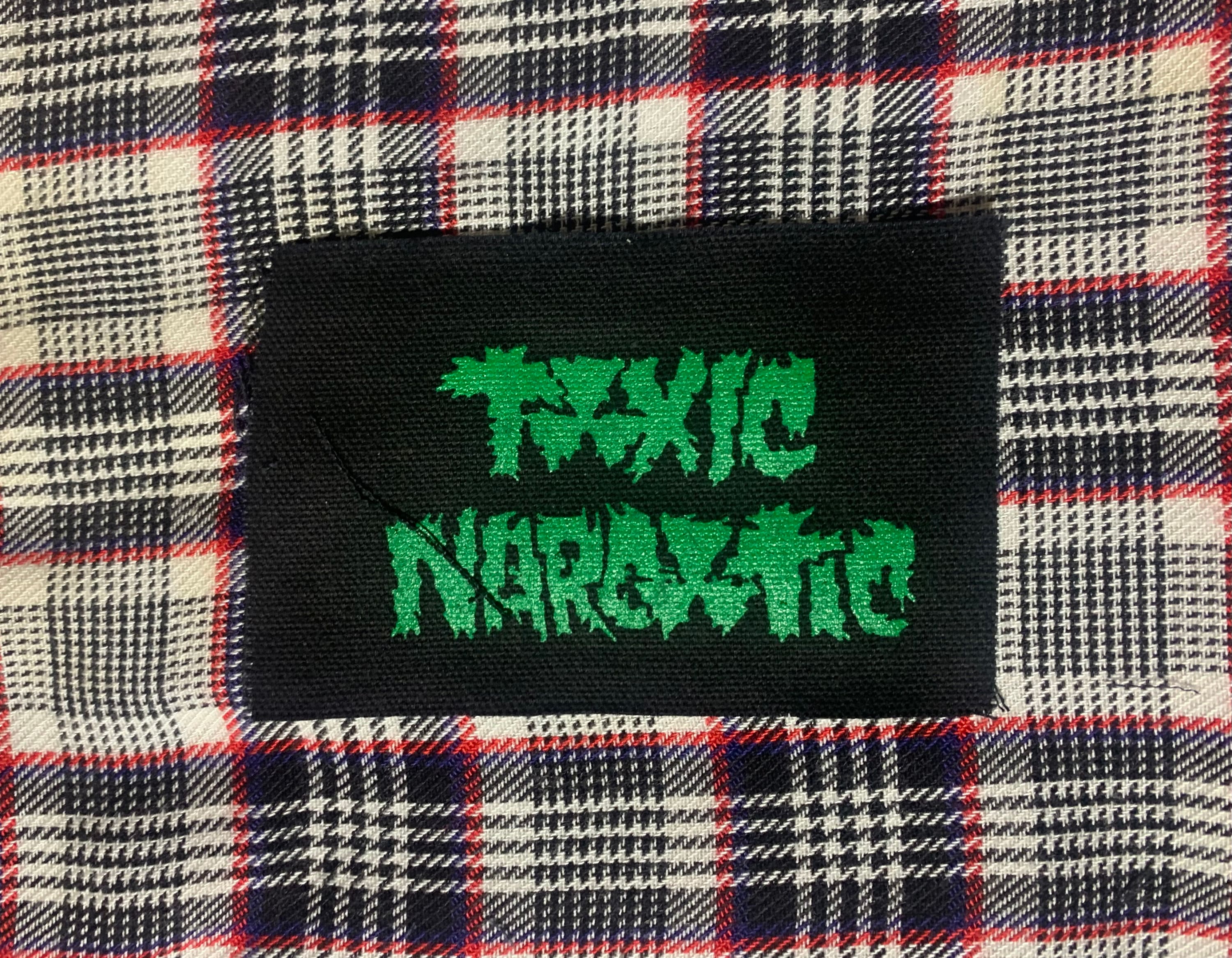 Toxic Narcotic DIY Patch- Punk Crust Black Flag off Leftover Crack - Etsy