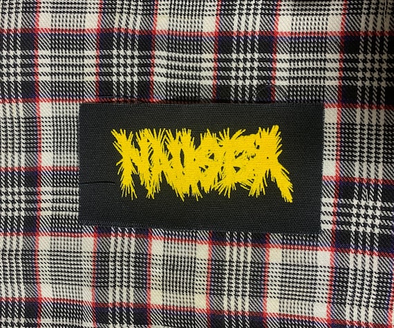 Nausea DIY Patch Punk Crust Black Flag off Leftover Crack Oi | Etsy