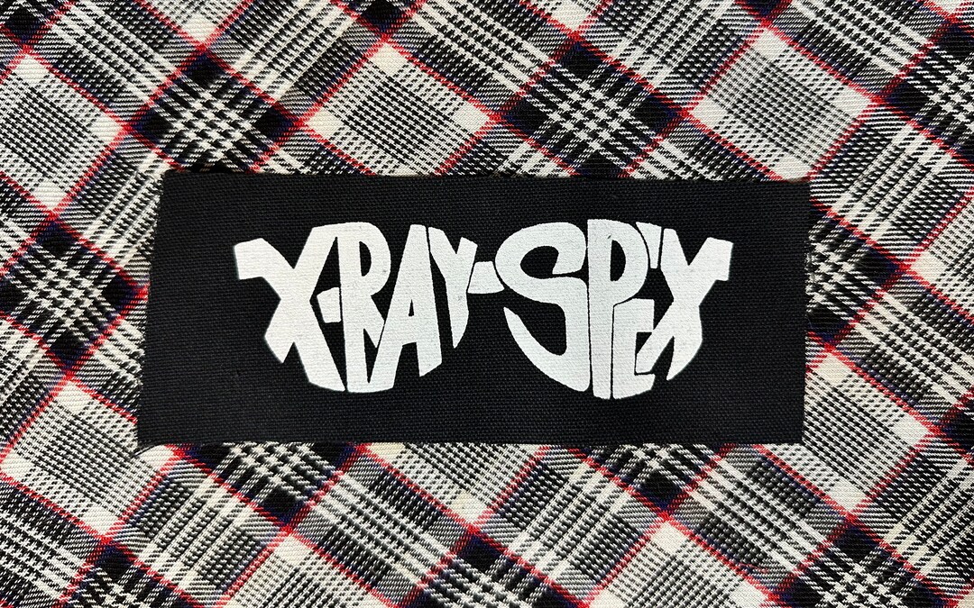 X Ray Spexlogo DIY Patch- Punk Crust Black Flag off Leftover Crack Oi ...