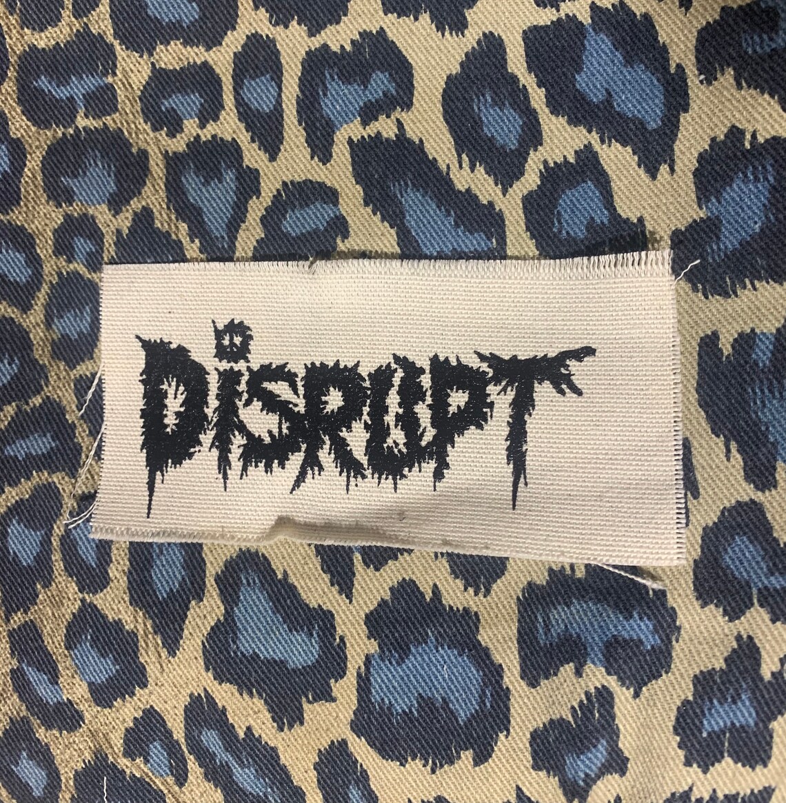 Disrupt DIY Patch Punk Crust Black Flag off Leftover Crack Oi - Etsy