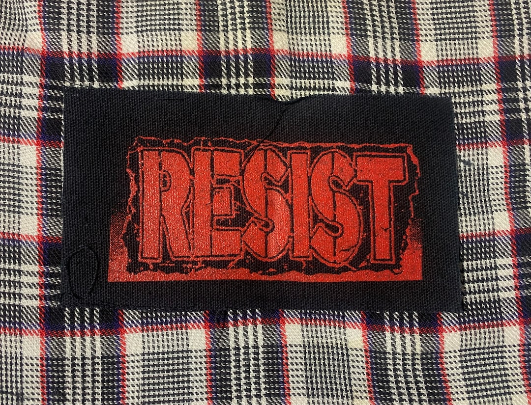 Resist DIY Patch- Punk Crust Black Flag off Leftover Crack Oi - Etsy