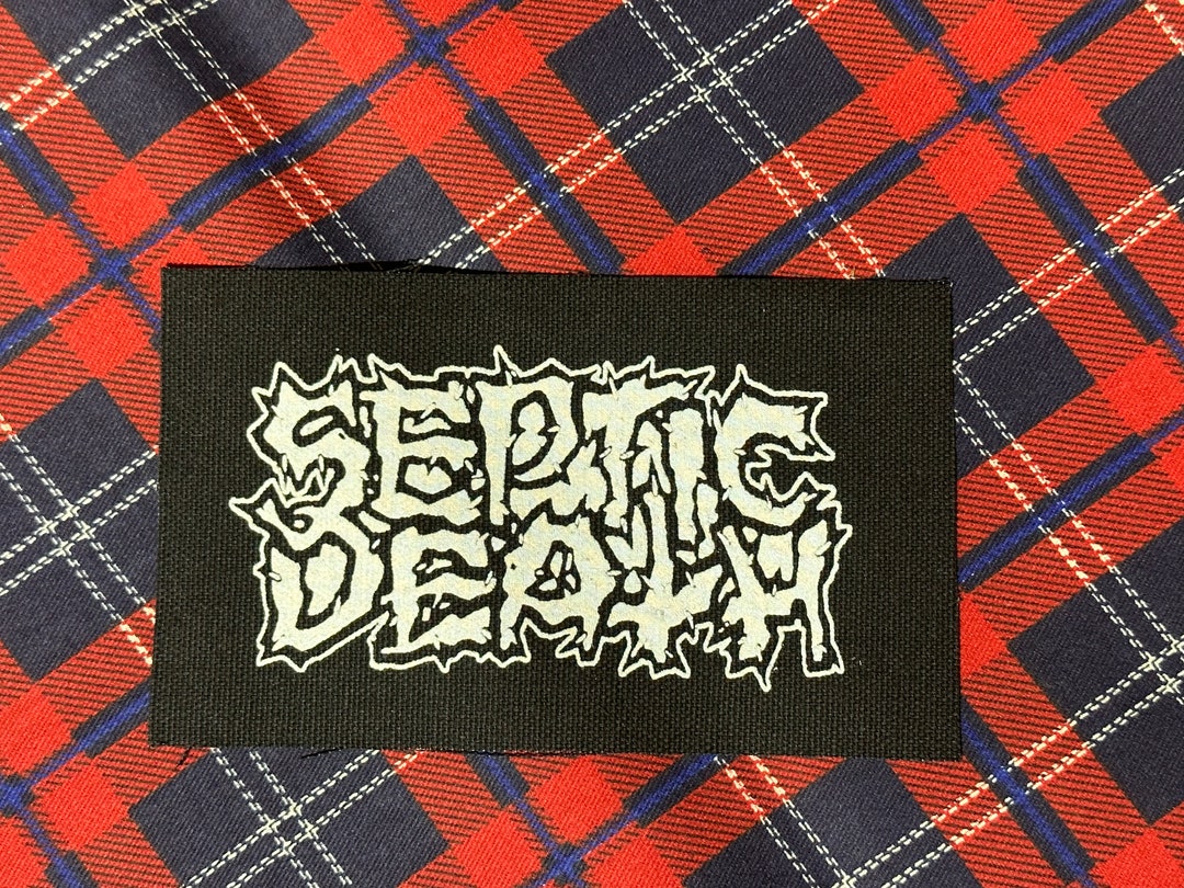 Septic Death DIY Patch- Punk Crust Black Flag off Leftover Crack Oi - Etsy