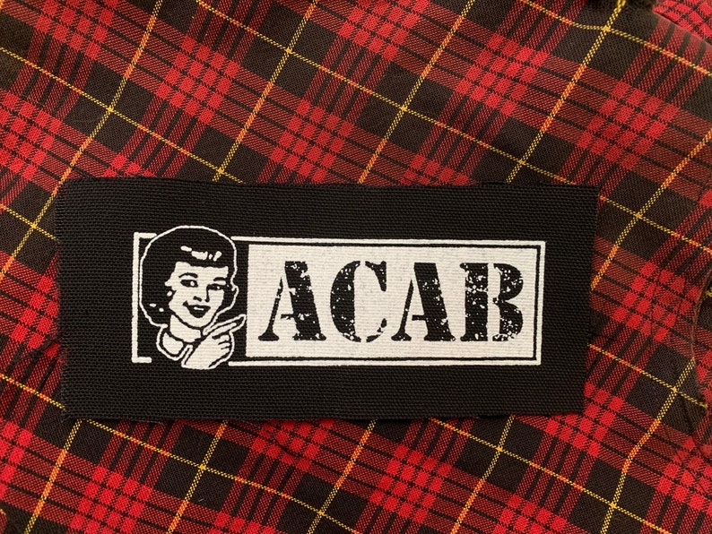 ACAB DIY Patch- Punk Crust Black Flag Leftover Crack Oi - Etsy
