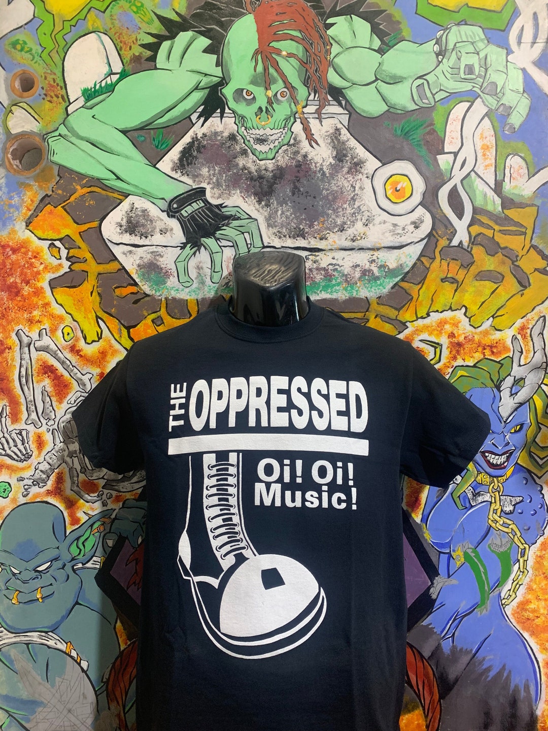 The Oppressed "oi Oi Music" Shirt 4 Skins Business Subhumans MDC Dead ...