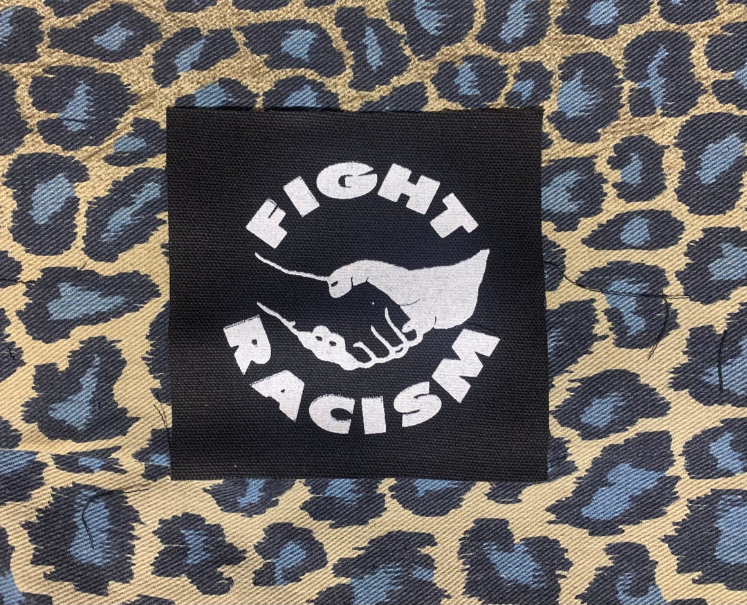 Fight Racism DIY Patch- Punk Crust Black Flag off Leftover Crack Oi - Etsy