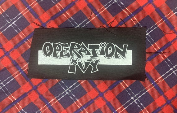 Operation Ivy DIY Patch Punk Ska Crust Leftover Crack Star | Etsy