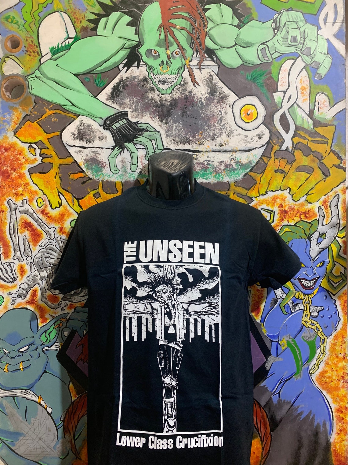 The Unseen "lower Class Crucifixion" Shirt Leftover Crack Dead Kennedys ...