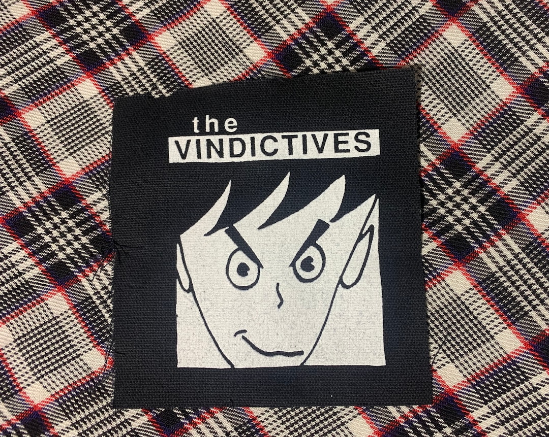 The Vindictives Sparky DIY Patch- Punk Crust Black Flag off Leftover ...