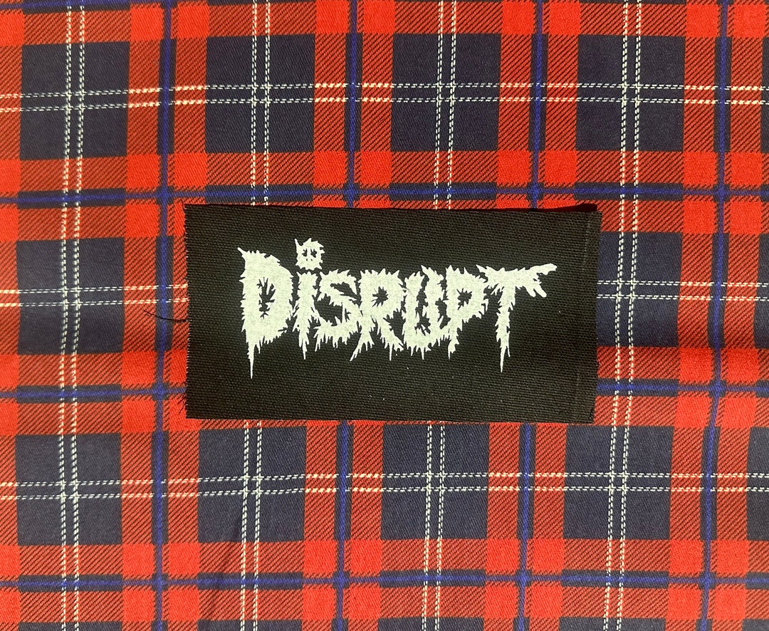 Disrupt DIY Patch Punk Crust Black Flag off Leftover Crack Oi - Etsy