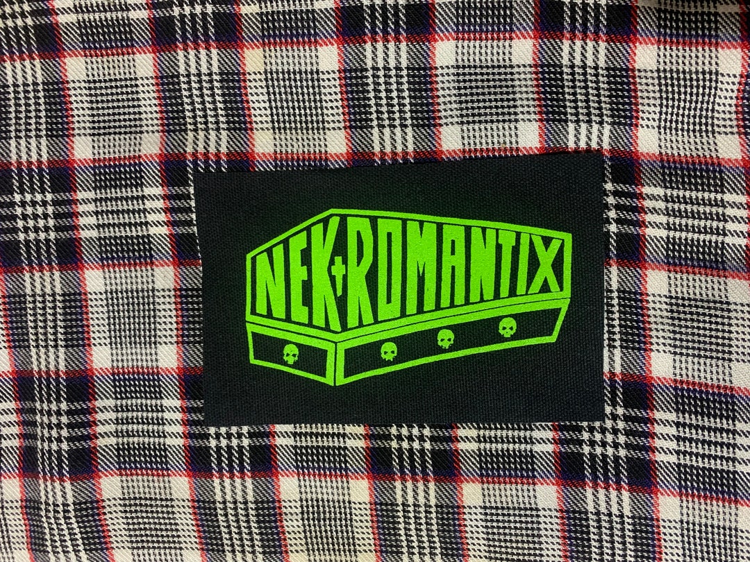 Nekromantix DIY Patch- Punk Crust the Cramps 45 Grave Black Flag ...
