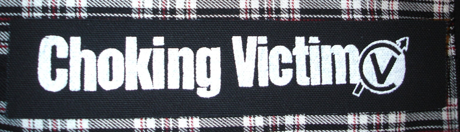 Choking Victim Logo DIY Patch Punk Crust Black Flag Off | Etsy