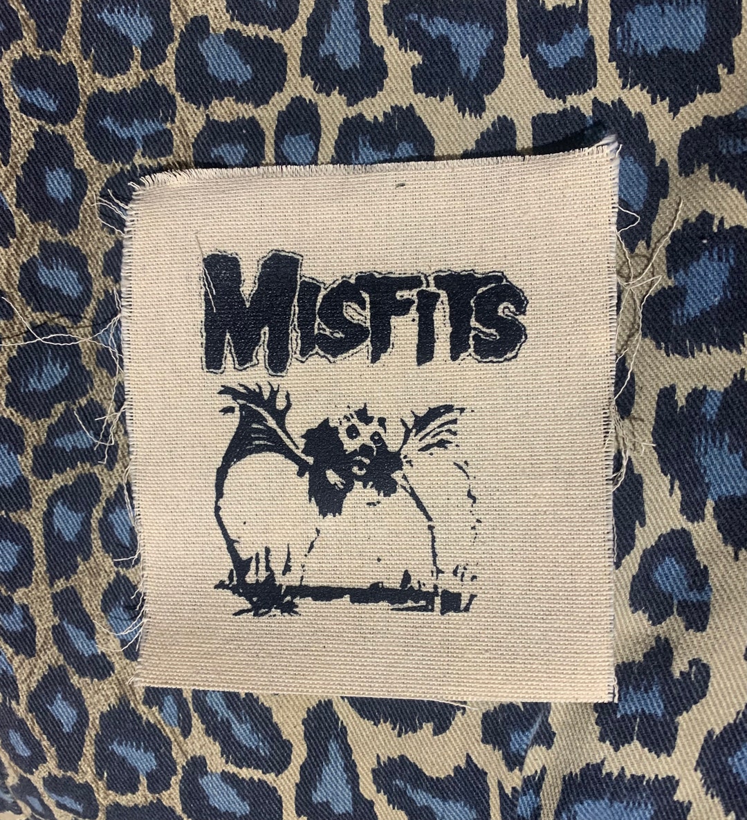 Misfits: Rat Bat DIY Patch Punk Crust Black Flag off Leftover - Etsy