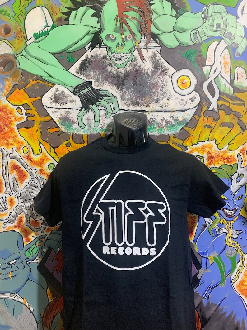 Stiff Records "logo" Shirt Plasmatics Damned Adverts Punk Motorhead - Etsy