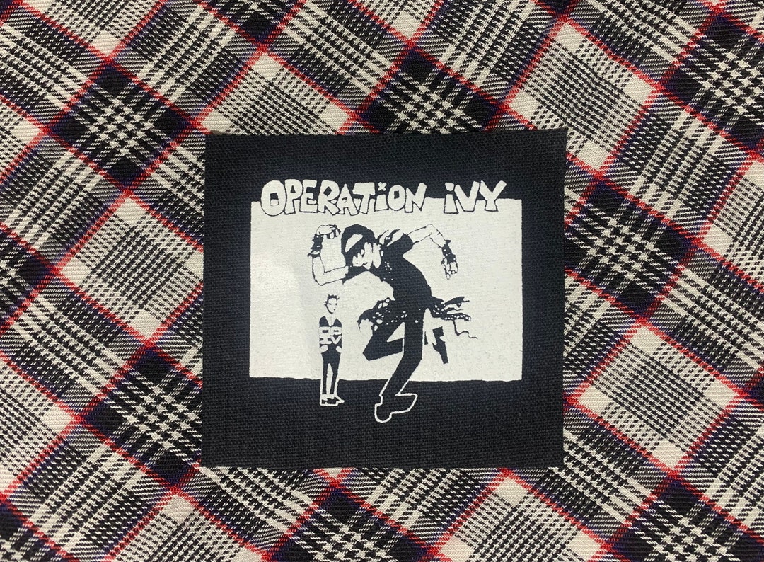 Operation Ivy "skankin" DIY Patch- Punk Ska Crust Leftover Crack Star Hipsters - Etsy