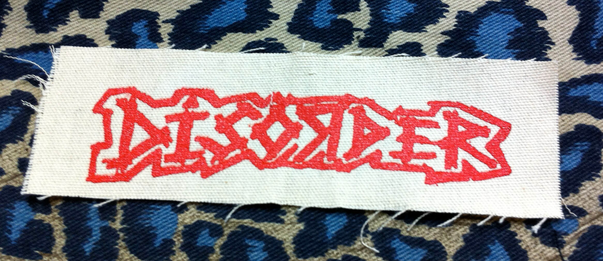 Disorder DIY Patch Punk Crust Black Flag Off Leftover Crack | Etsy