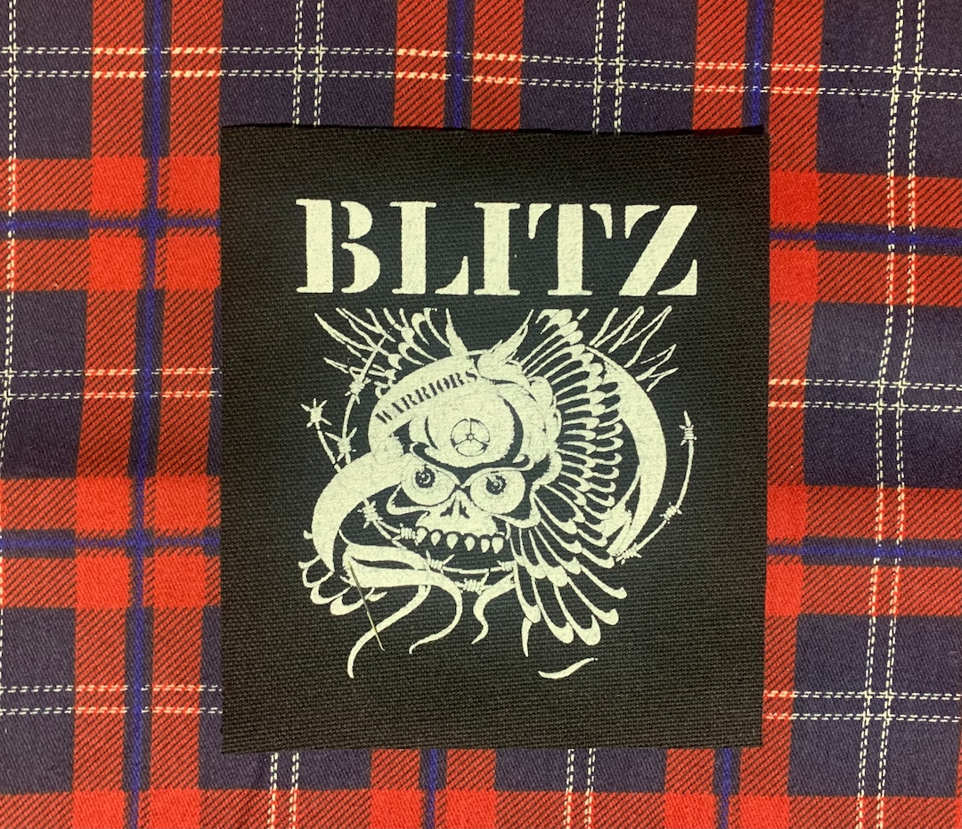 Blitz "warriors" DIY Patch- Punk Crust Black Flag off Leftover Crack ...