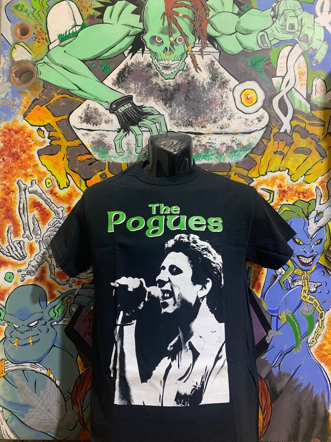 The Pogues "shane" Shirt Shane Mac Gowan Tom Waits Dropkick Murphys - Etsy