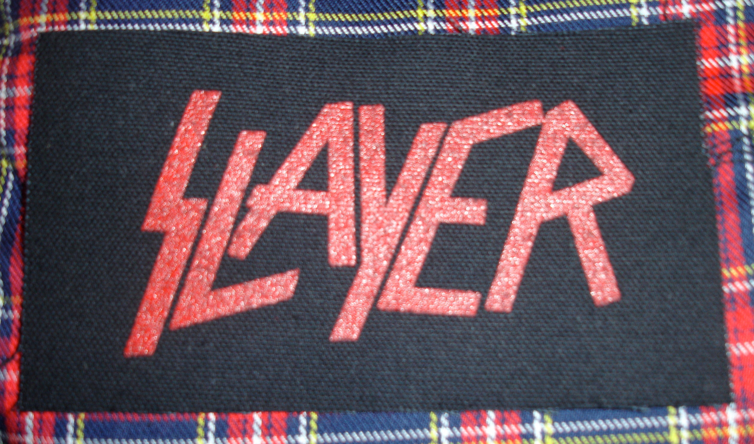 Slayer DIY Patch Punk Crust Metal Exhumed No Mercy | Etsy