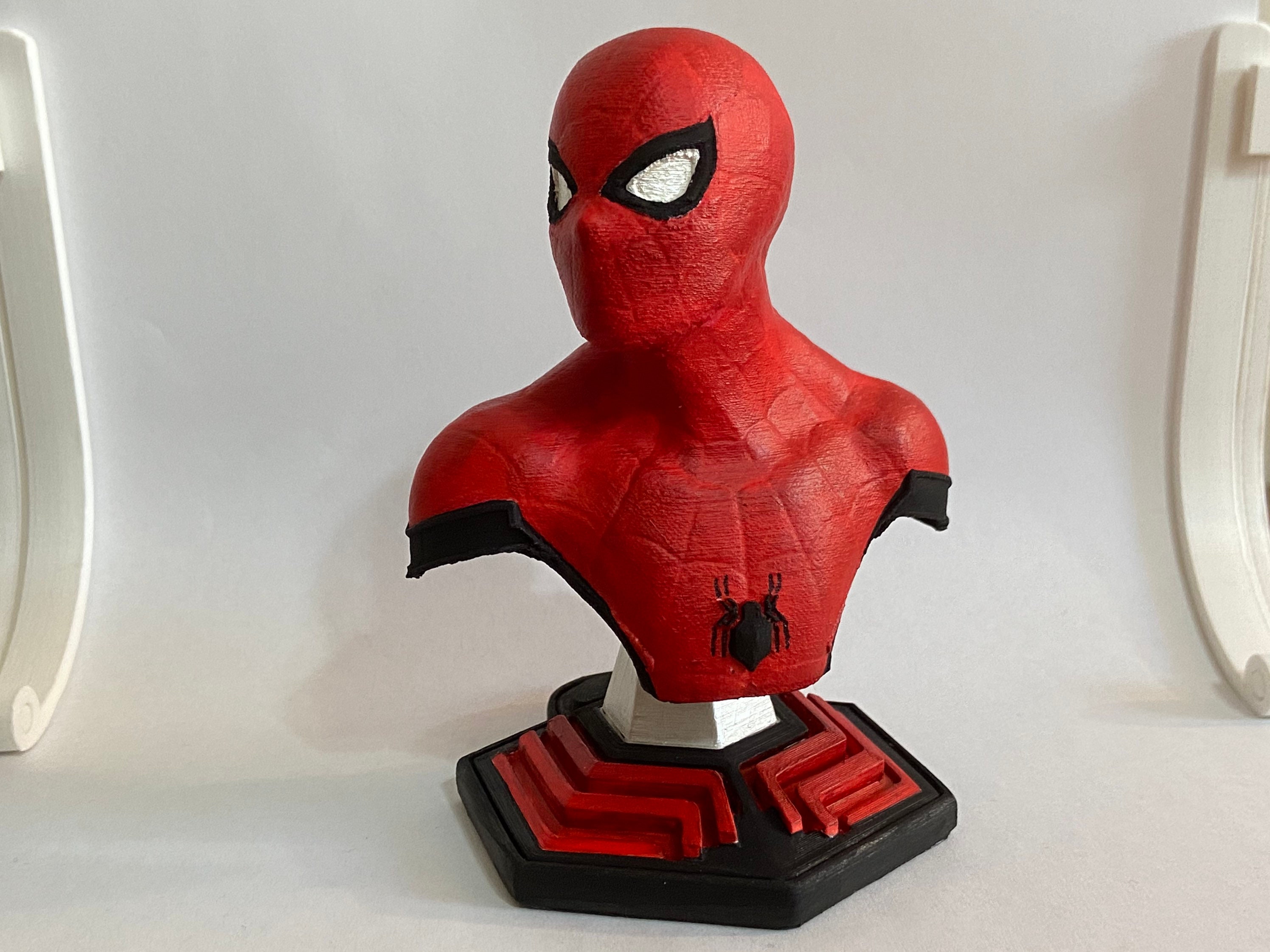 Painted 3D Print: Spider-man Bust - Etsy UK