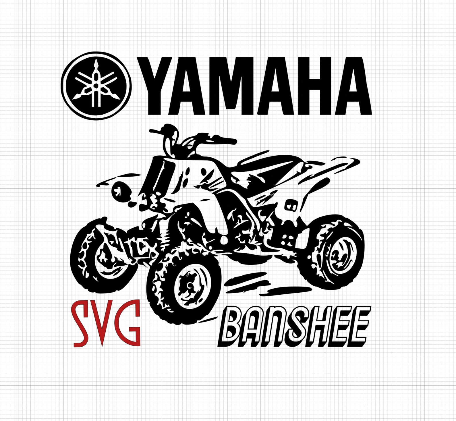 Yamaha Banshee SVG & PNG - Etsy