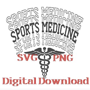 Sports Medicine SVG/PNG Digital Download Bundle - Etsy