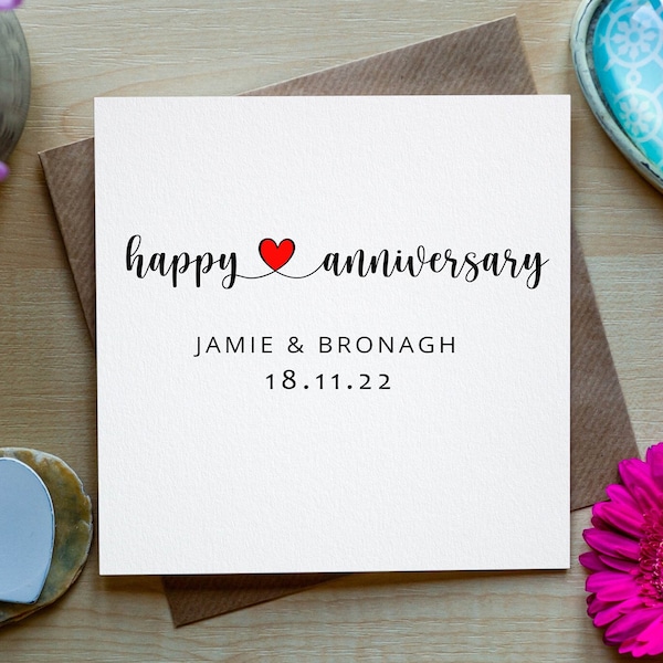 First Date Anniversary Card - Etsy