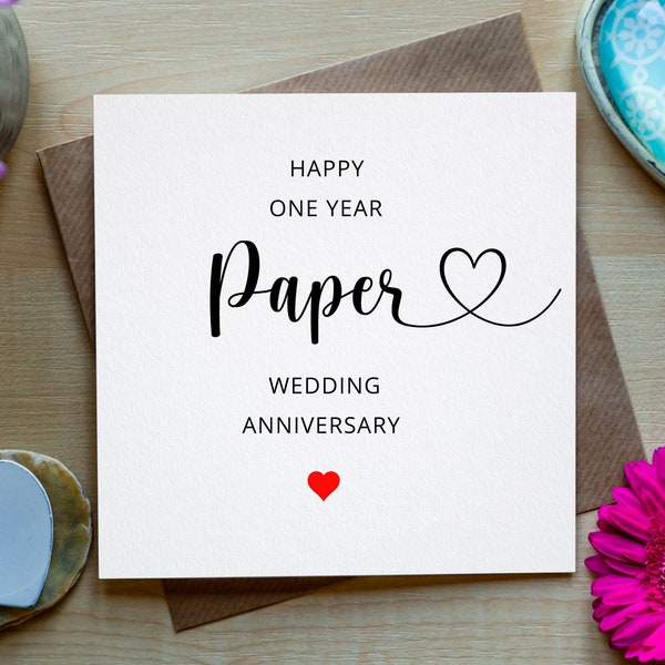 1st Wedding Anniversary - Etsy