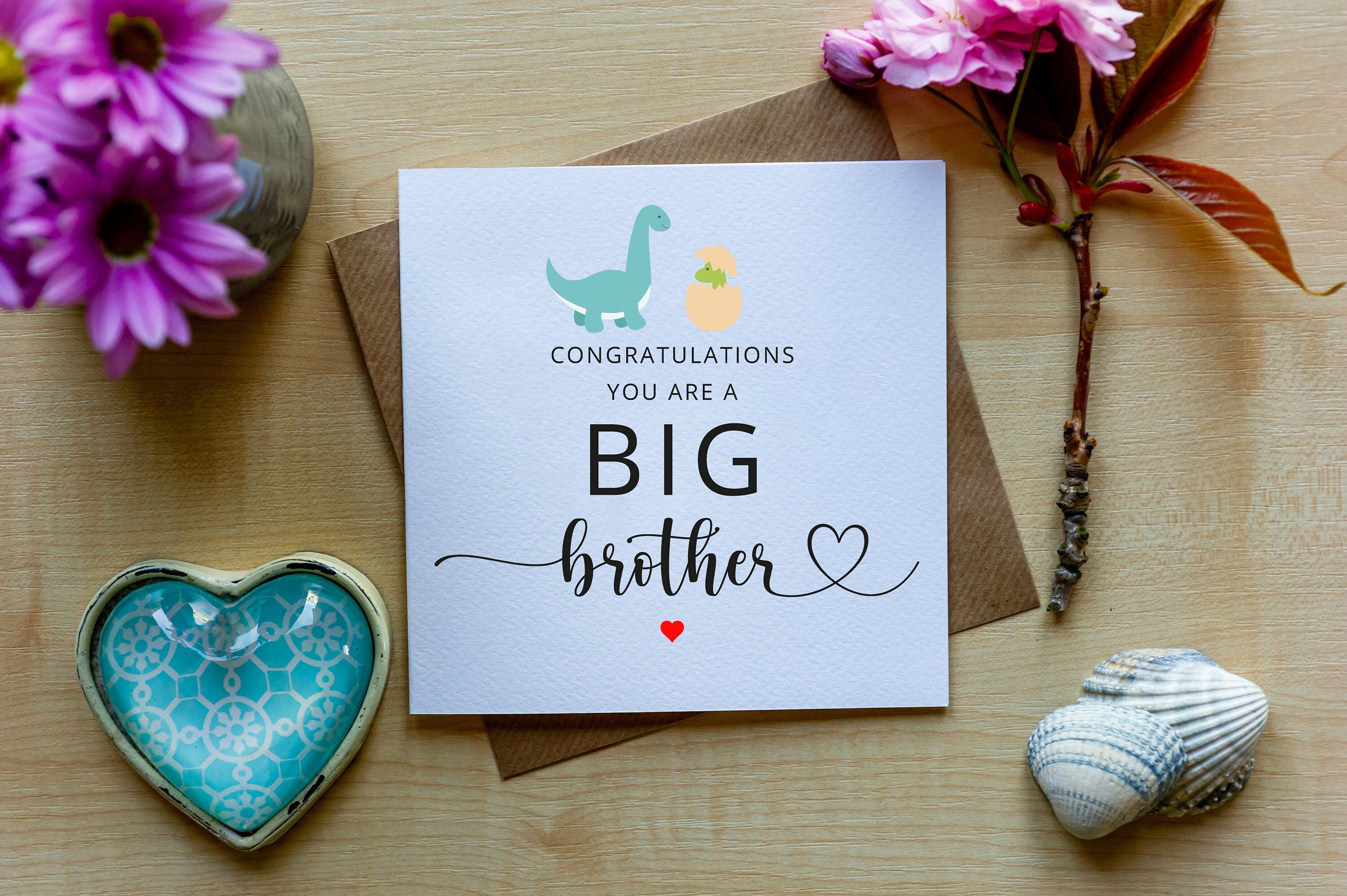 New Big Brother Card Brother Cards Baby Sister Card Baby | Etsy