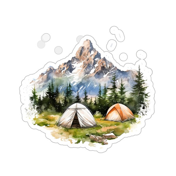 American Samoa Mountains SVG, National Park Clipart Watercolor ...