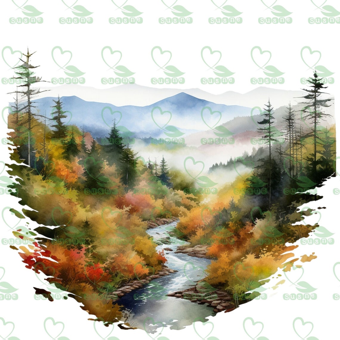 Great Smoky Mountain National Park Transparent Background PNG Digital ...