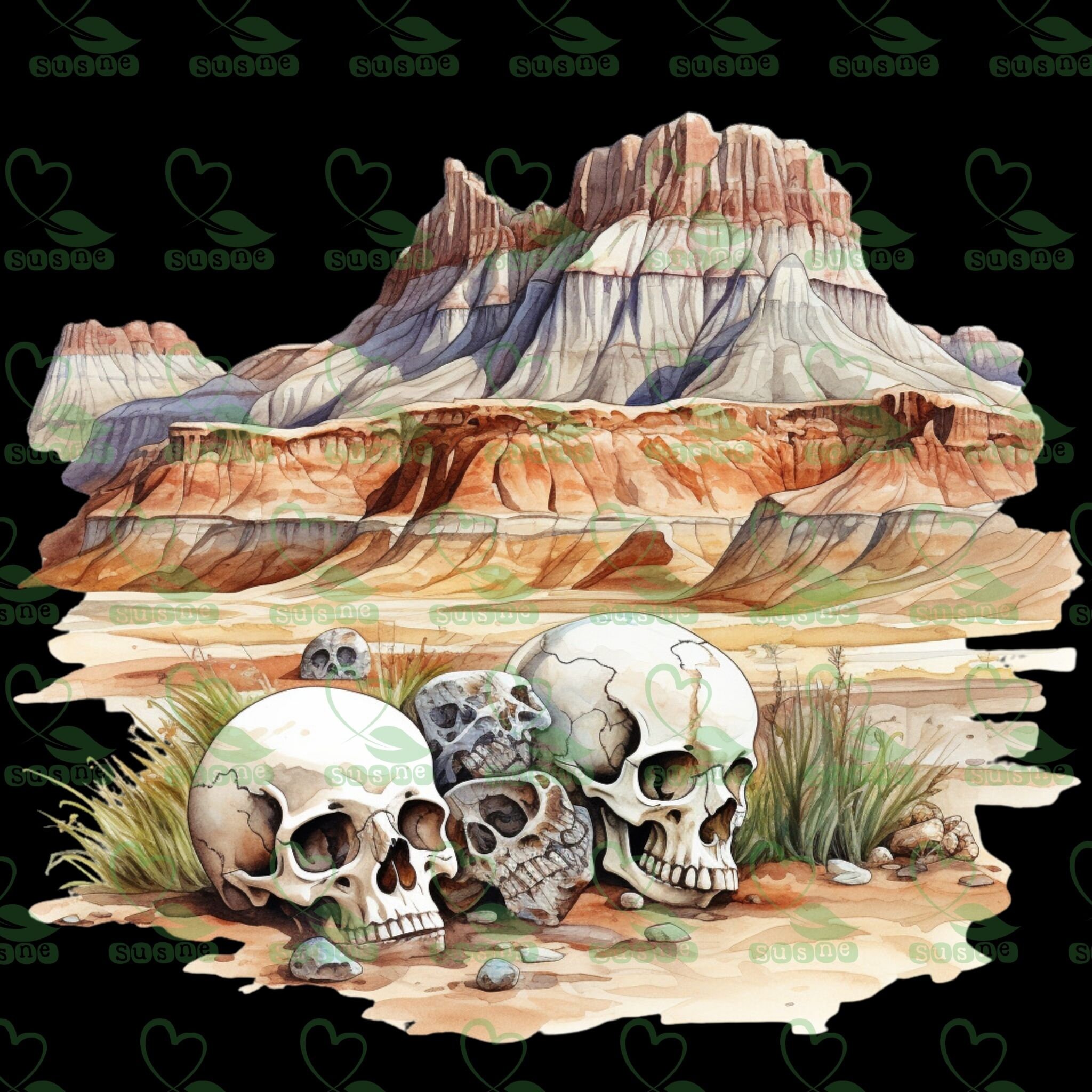 Badlands National Park Transparent Background PNG Digital - Etsy