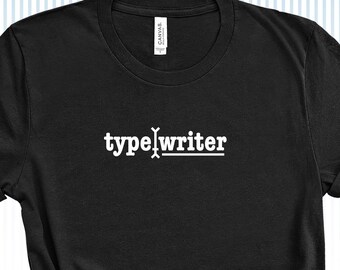 Typewriter T-shirt You Are Just My Type Tshirt Funny Typography Tshirt ...