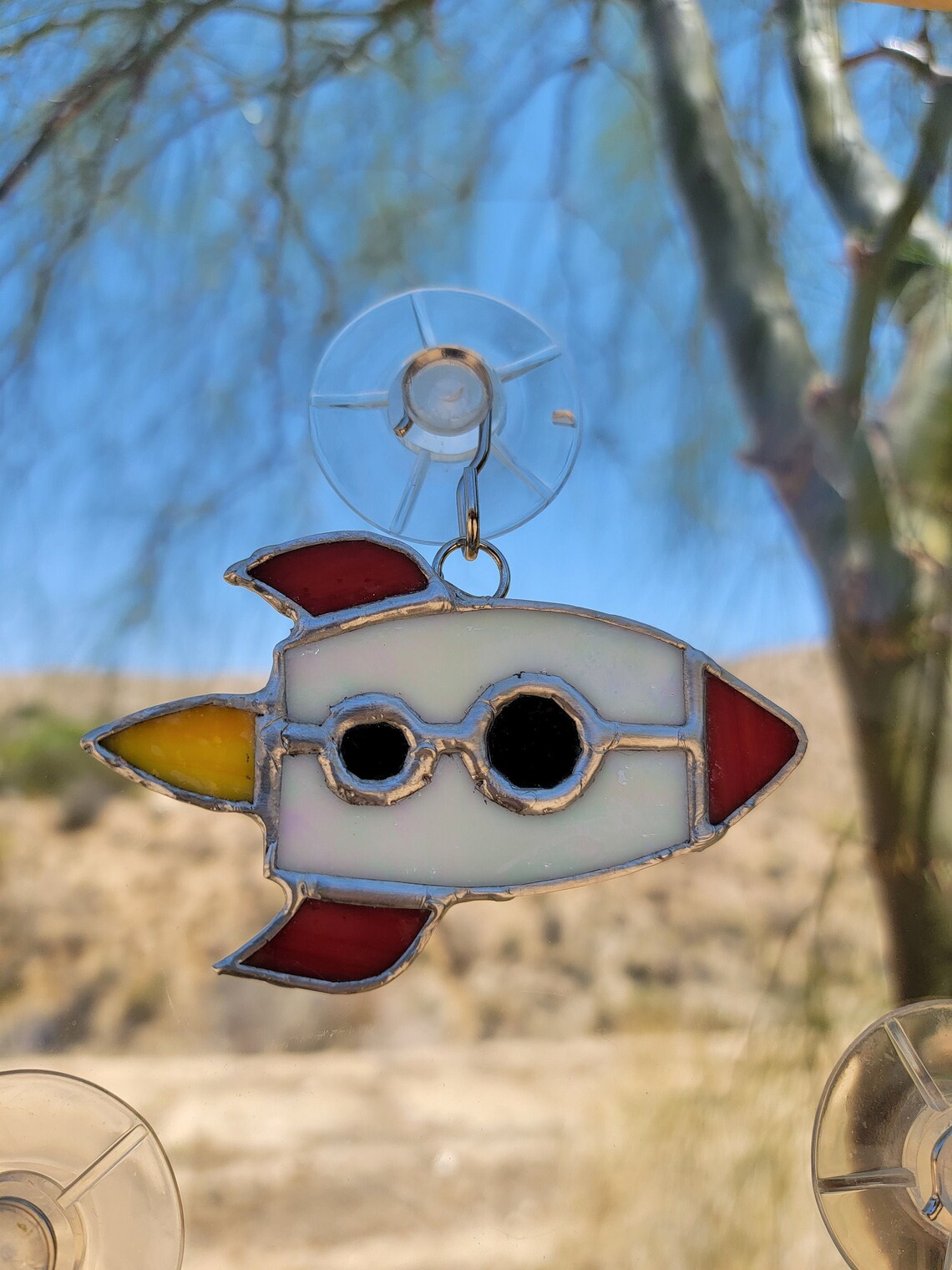 Stained Glass Rocket Ship Etsy