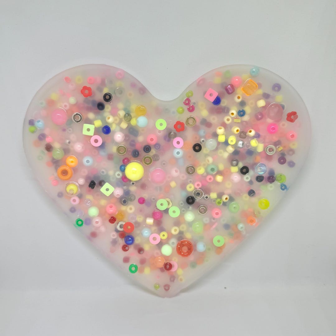 XL Heart Picky Pad - 6” X 5.25” - Fidget Toy - Multi Color - ADHD ...