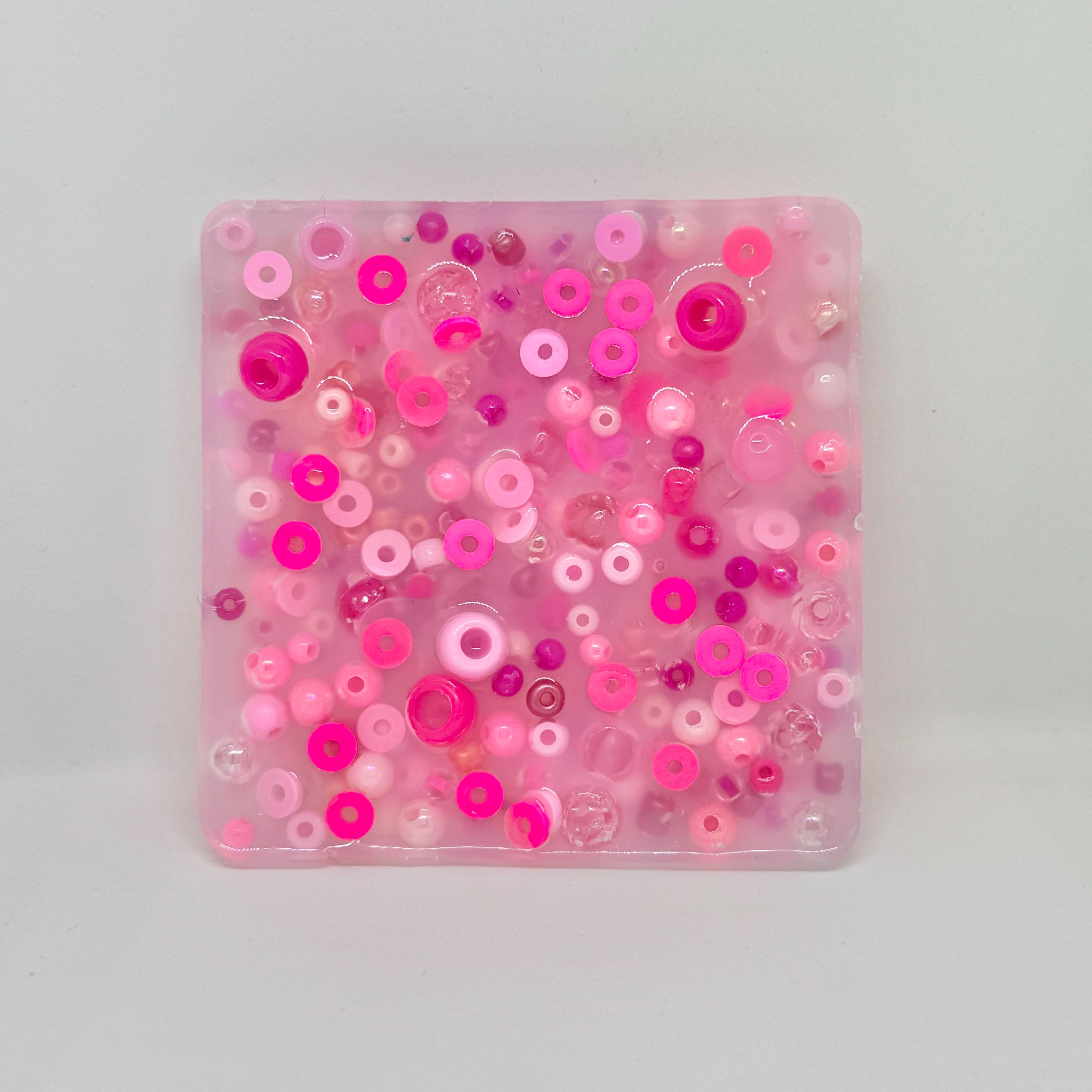 Square Picky Pad - Pink - Fidget Toy - Solid Color - ADHD - Skin ...
