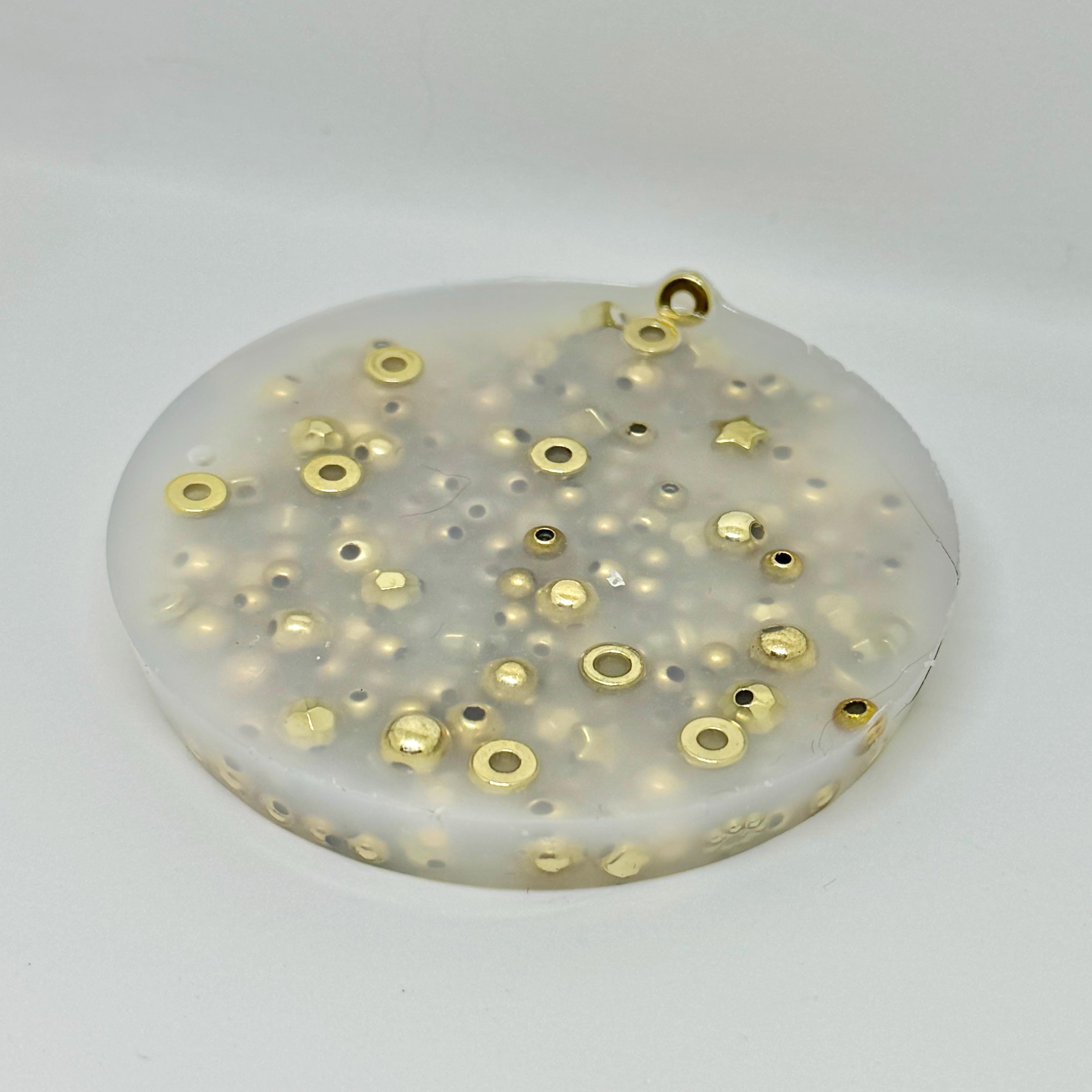 3” Circle Picky Pad - Gold - Fidget Toy - Solid Color - ADHD - Skin ...