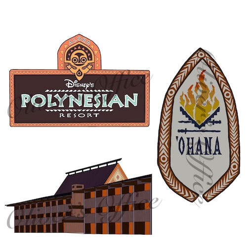 Disneys Polynesian Resort Ohana Restaurant Sign - Etsy
