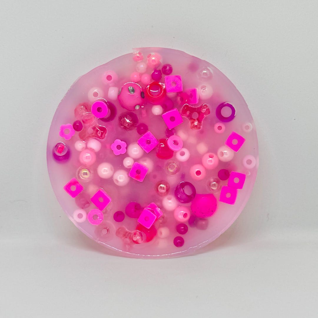 Circle Picky Pad - Pink - Fidget Toy - Solid Color - ADHD - Skin ...