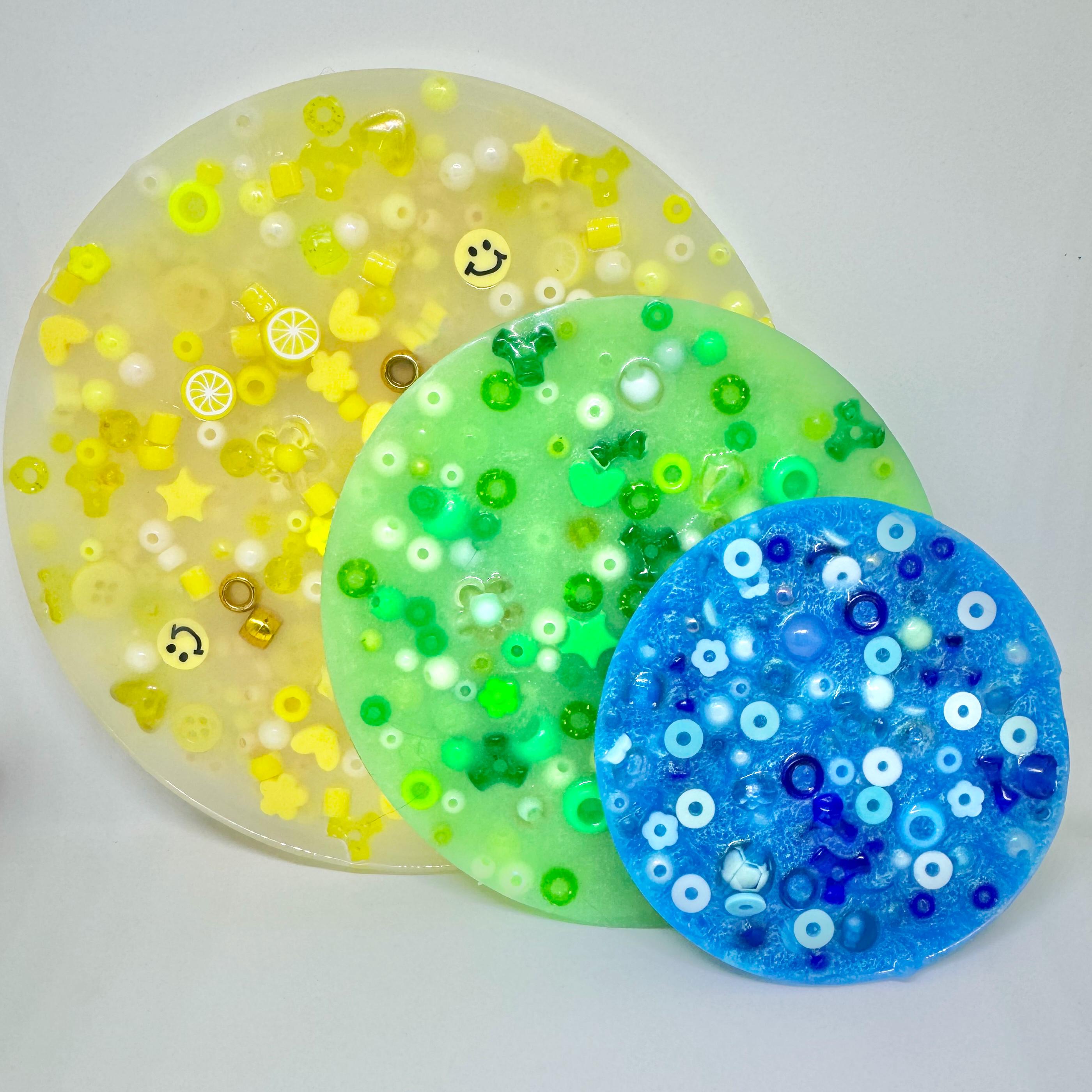 XL Circle Picky Pad - 5.25” - Fidget Toy - Multi Color - ADHD - Skin ...