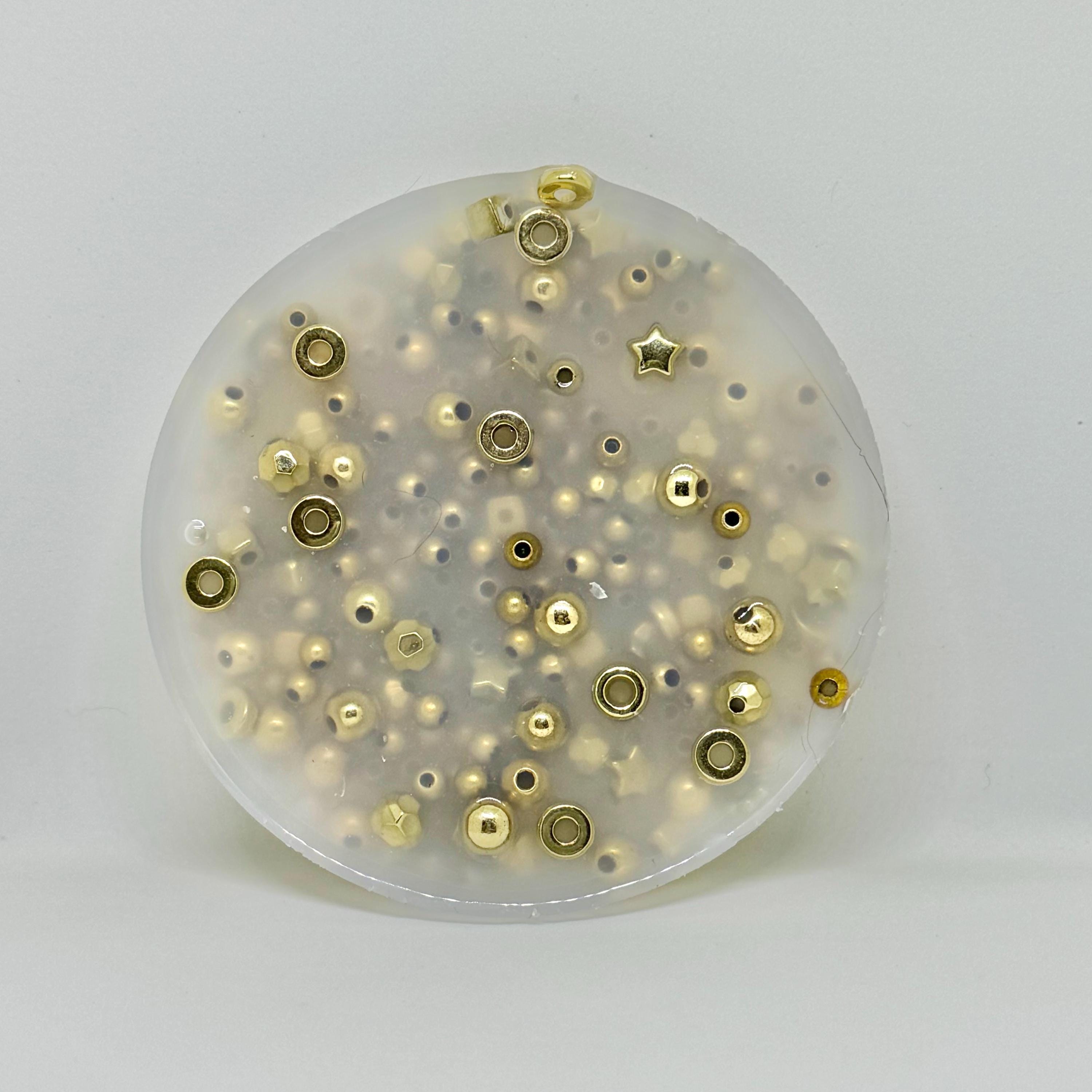 3” Circle Picky Pad - Gold - Fidget Toy - Solid Color - ADHD - Skin ...