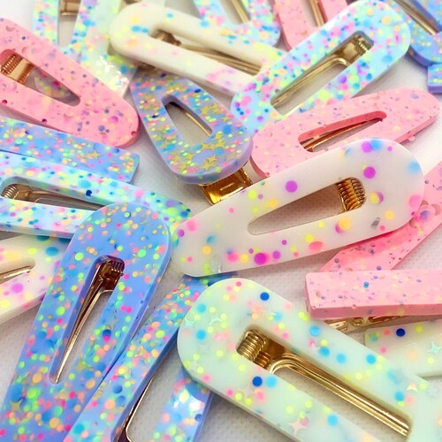 Custom Resin Hair Clip | Etsy