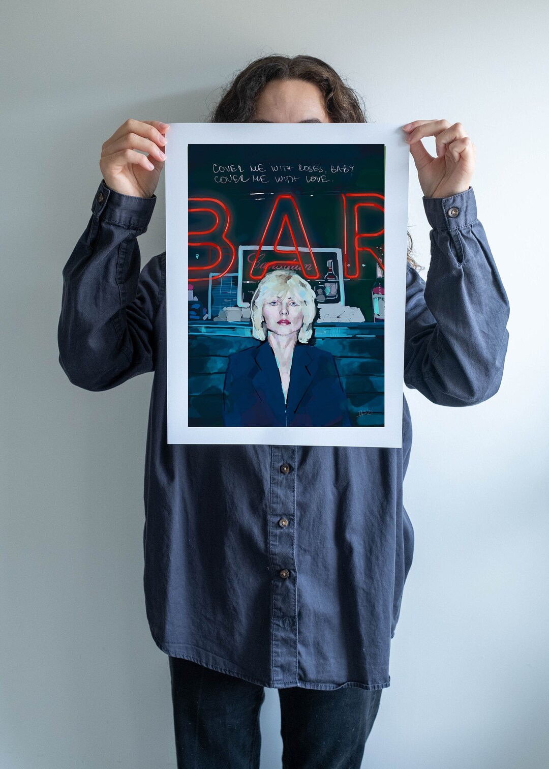 Original Blondie Painting 'debbie Harry' - Etsy
