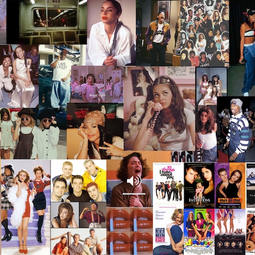 90's Aesthetic Wall Collage Kit - Etsy