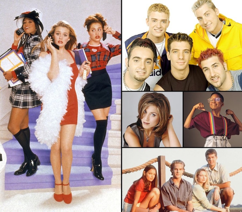 90's Aesthetic Wall Collage Kit - Etsy